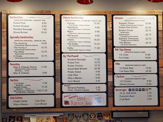 This isn't just a menu—it's a roadmap to happiness. Choose your own adventure, but there are no wrong turns here.