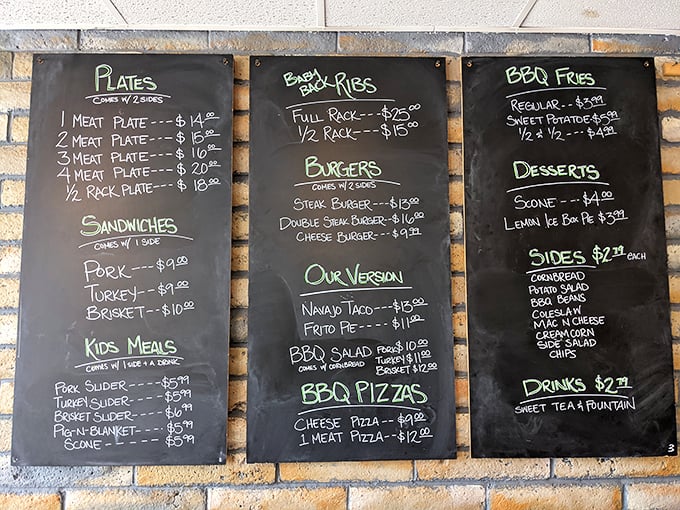 The chalkboard menu reads like poetry to meat lovers&mdash;a simple, straightforward promise of carnivorous delights that'll make your wallet and stomach equally happy.