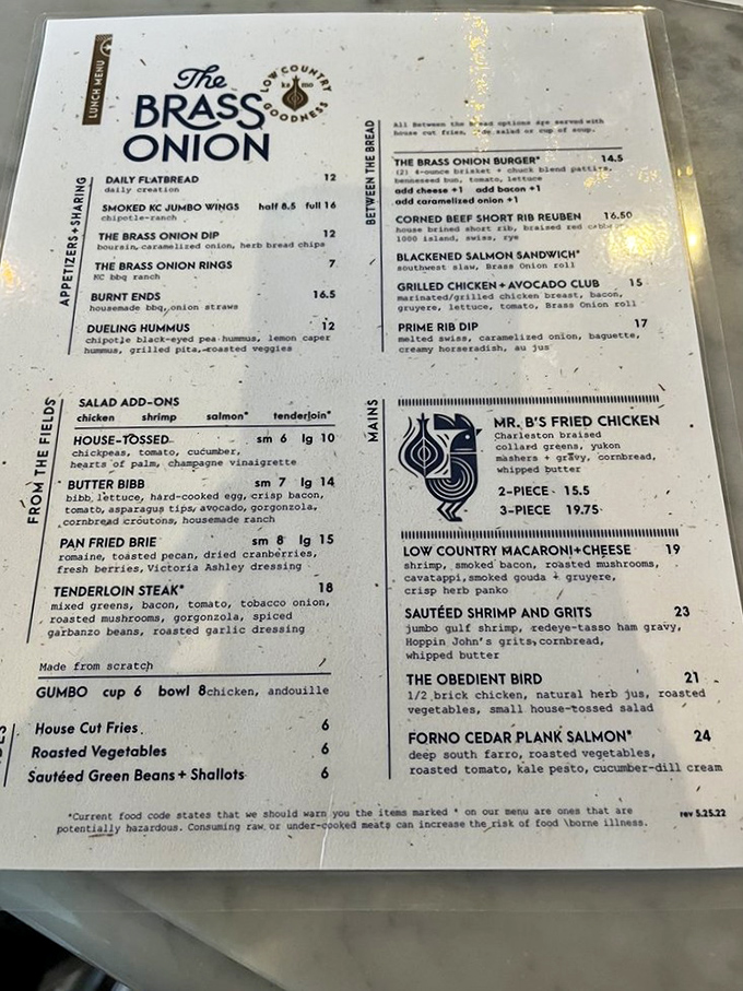 A menu that reads like Southern poetry &ndash; each dish promising comfort with a side of culinary adventure.