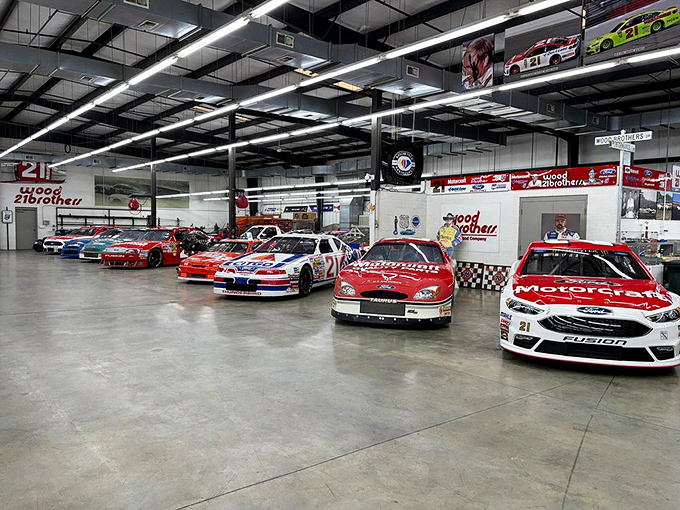 NASCAR's greatest hits album, displayed in three dimensions. Each car represents thousands of left turns that somehow always went right.