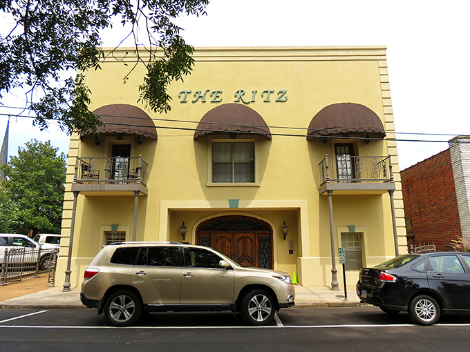 The Ritz's sunny fa&ccedil;ade promises air conditioning and entertainment&mdash;two things Mississippians have rightfully elevated to religious status during summer months.