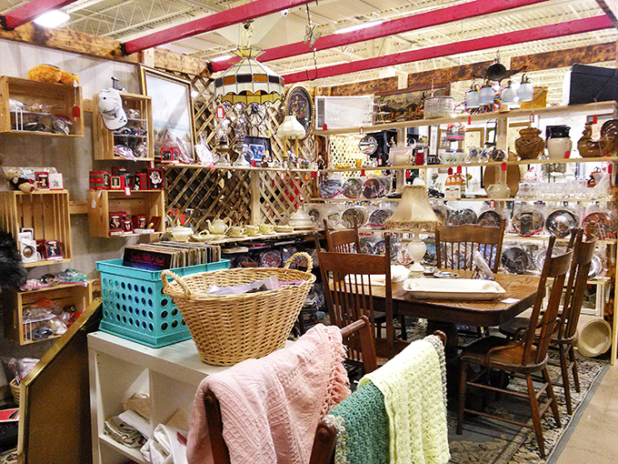 This isn't just decoration&mdash;it's a time capsule. Vintage linens and dishware await someone who remembers grandmother's table set just so.