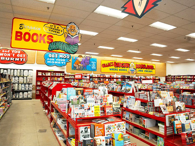 Bibliophiles rejoice! Ollie's book section transforms bestseller browsing into a contact sport where the victory is measured in pounds of reading material acquired.