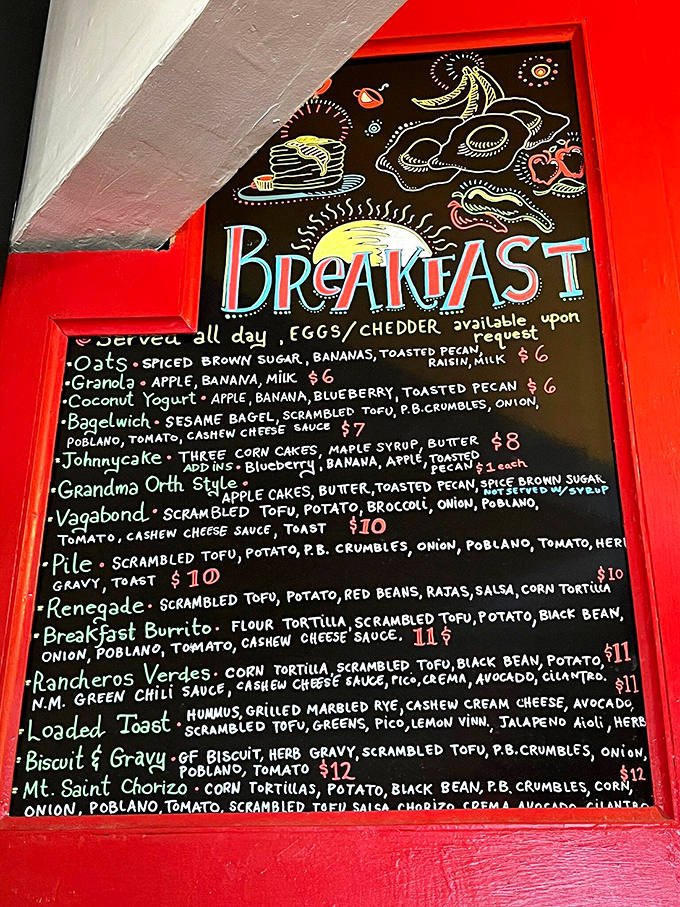 This breakfast menu reads like poetry for plant-lovers&mdash;where "scrambled tofu" replaces eggs and nobody misses a thing.