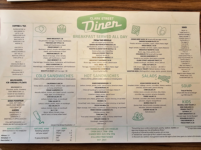 A menu that reads like a love letter to American classics&mdash;breakfast all day because some rules were made to be deliciously broken.