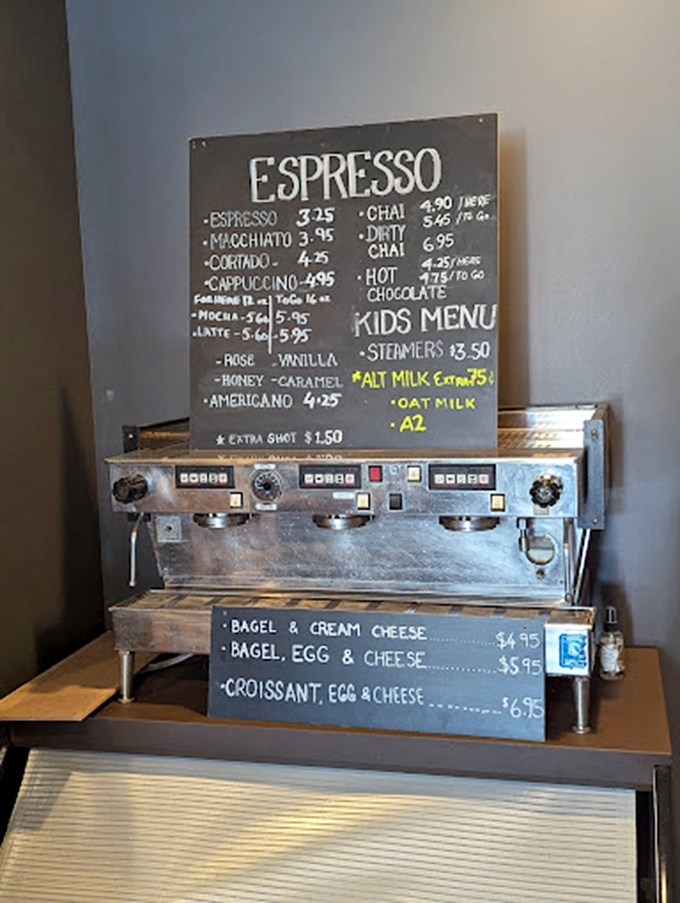 This isn't just a menu&mdash;it's a roadmap to coffee nirvana. Classic espresso drinks and breakfast offerings promise delicious adventures ahead.