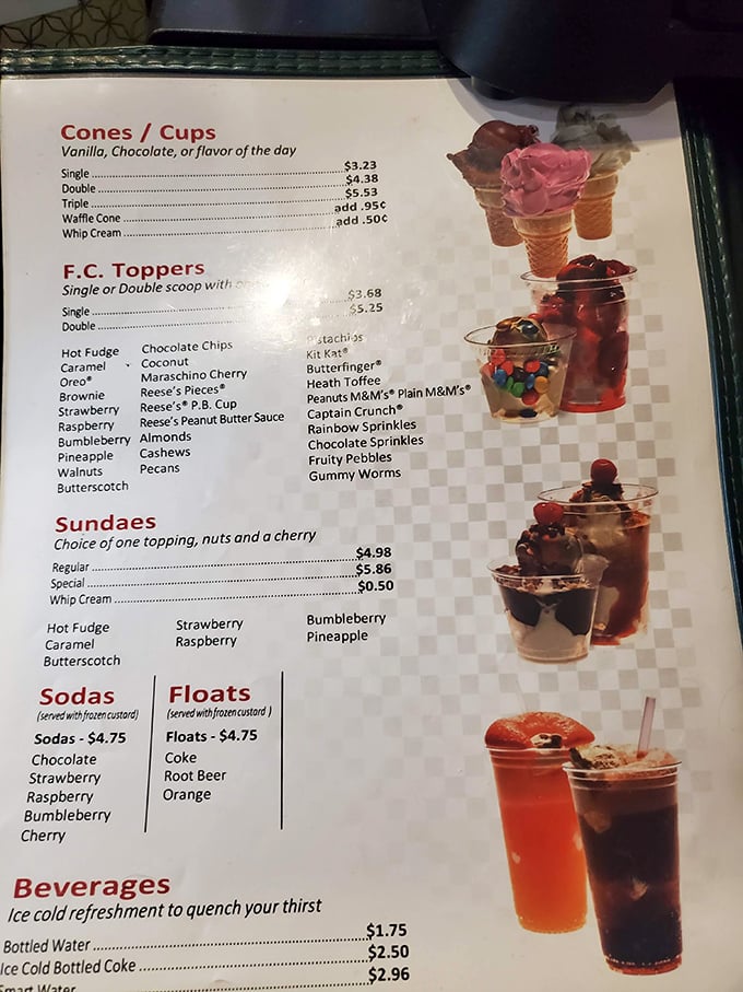 Decisions, decisions! The menu board at Nielsen's is like a treasure map for your taste buds. X marks the spot for deliciousness!