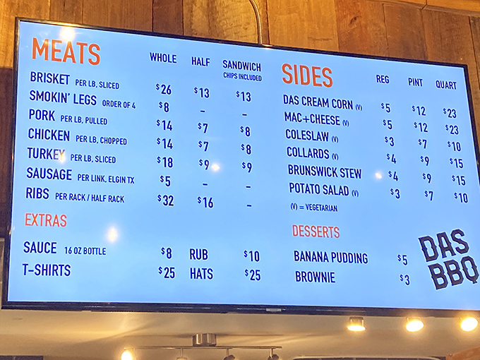 When the menu board looks this good, you know the kitchen behind it means serious business.