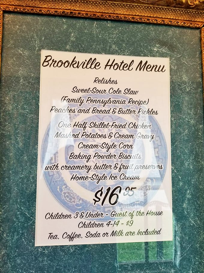 The menu is refreshingly straightforward &ndash; no molecular gastronomy here, just the promise of skillet-fried chicken that's been perfected over generations.