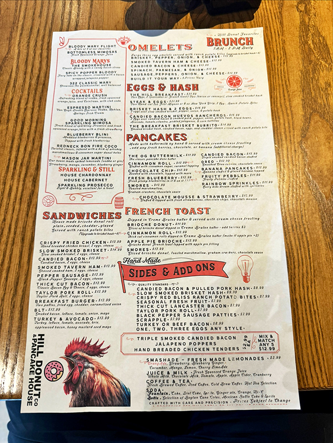 This menu isn't just reading material &ndash; it's a roadmap to happiness with options that'll make your stomach applaud.