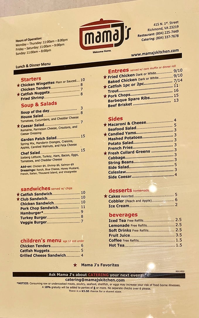 This menu isn't just a list of dishes&mdash;it's a roadmap to happiness with stars marking the path to culinary nirvana.