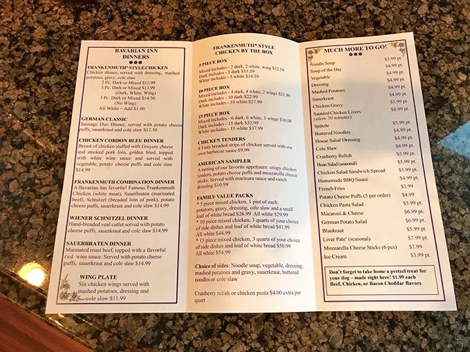 A menu that reads like a love letter to German cuisine&mdash;where decisions are measured not in calories, but in how happily you'll nap afterward.