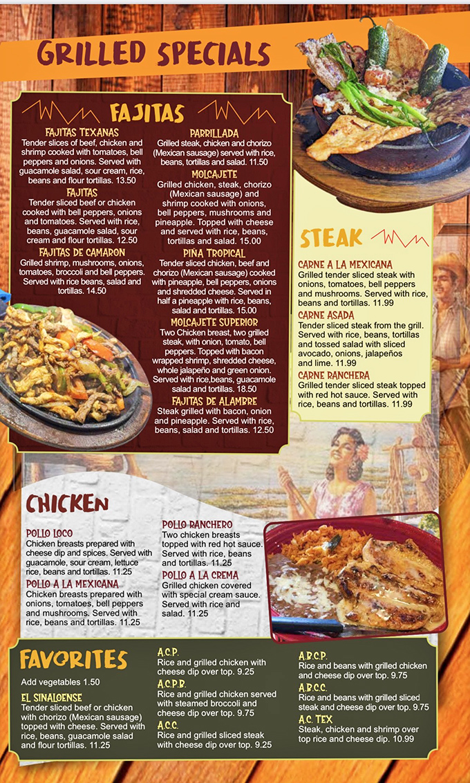 The menu reads like a love letter to Mexican cuisine&mdash;each description promising a vacation for your taste buds.