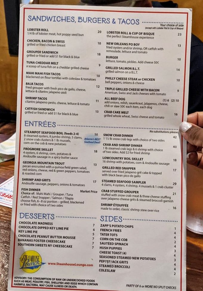 A menu that speaks the universal language of seafood. From lobster rolls to key lime pie, it's not what they serve but how lovingly they serve it.