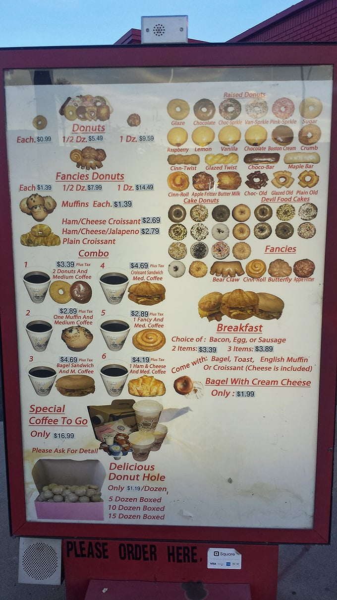 The menu board at BoSa reads like a love letter to fried dough enthusiasts. Decision paralysis has never been so delicious.