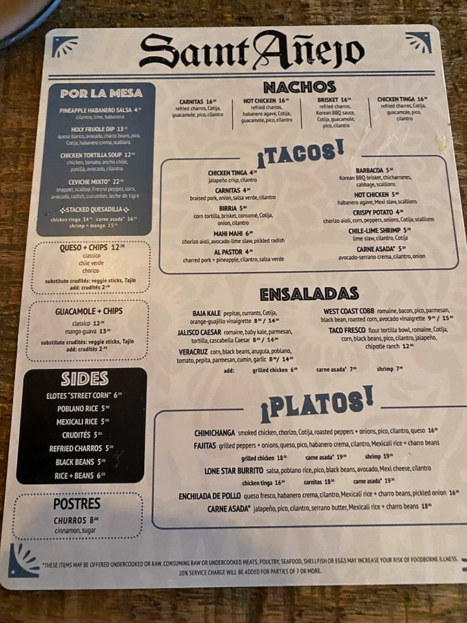 This menu isn't just a list of dishes&mdash;it's a roadmap to flavor country, with each item promising a different delicious detour.