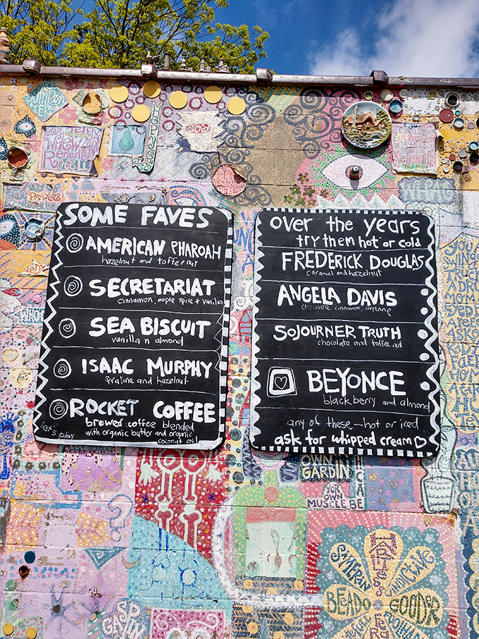 Coffee named after historical figures? Only at Third Street Stuff, where your morning brew comes with a side of cultural appreciation and whimsy.