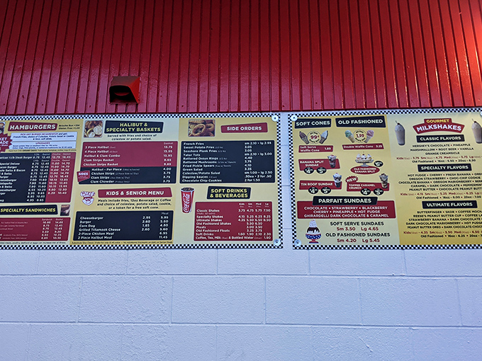 The menu board &ndash; a glorious roadmap to satisfaction where indecision isn't a problem but a delightful dilemma.