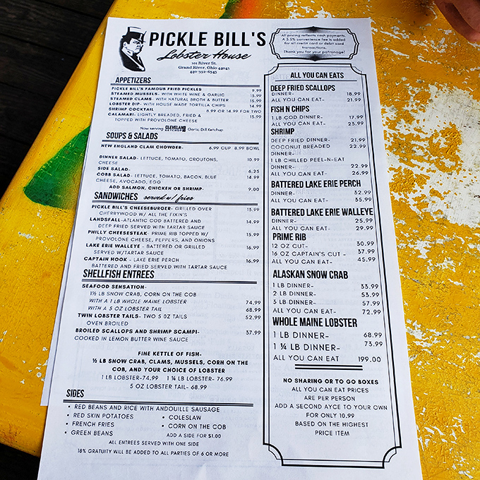 The menu reads like a love letter to seafood lovers. All-you-can-eat snow crab? That's not a meal, that's a challenge!