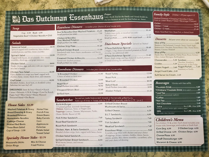 The menu at Essenhaus reads like a love letter to Midwestern comfort food, where every dish sounds like something your grandmother would approve of.