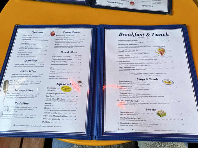 The menu reads like a love letter to classic diner fare with clever Asian-influenced twists that'll make your taste buds do a double-take.