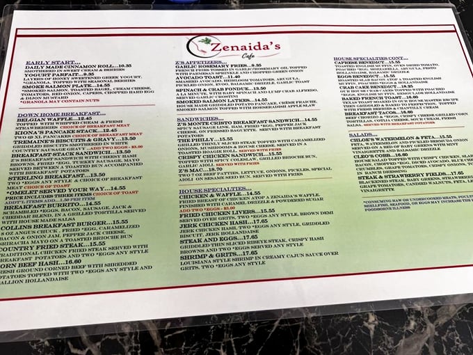 A menu so packed with options, you might need to order coffee first just to have the mental stamina to decide.