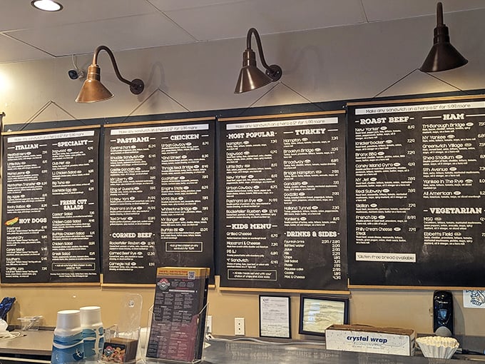 The menu board at Gandolfo's is like the Sistine Chapel of sandwich possibilities &ndash; overwhelming at first glance, but each option a masterpiece in its own right.