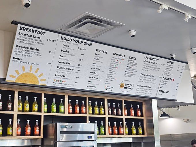 The menu board&mdash;a roadmap to happiness where decisions are deliciously difficult and every choice leads to satisfaction. 