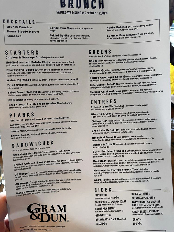 This menu reads like a love letter to American cuisine&mdash;each description a promise that makes your stomach growl in anticipation.