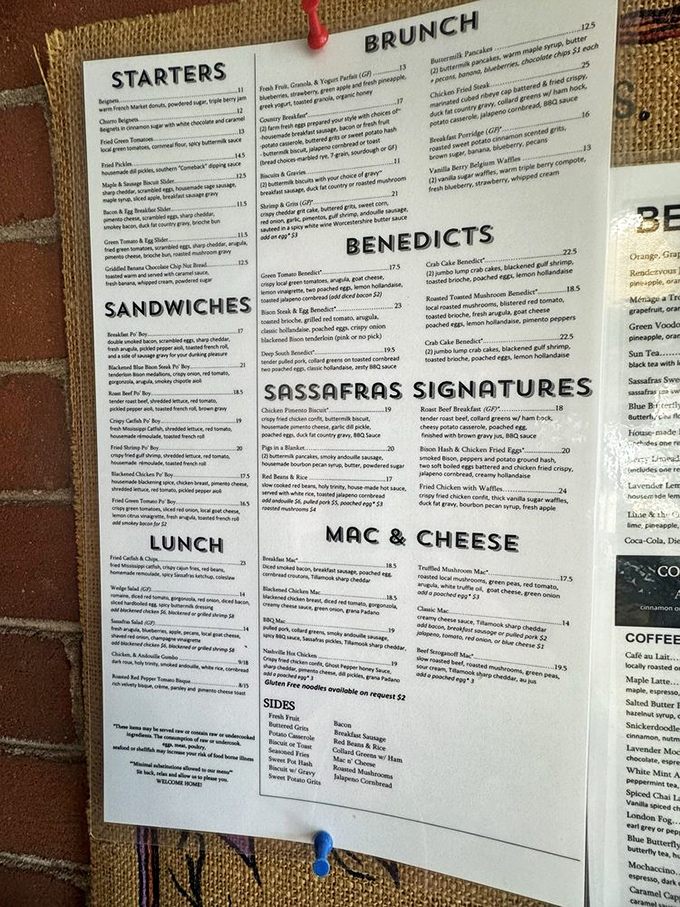 A menu that reads like a love letter to Southern comfort food, with enough creative twists to remind you you're still in Colorado