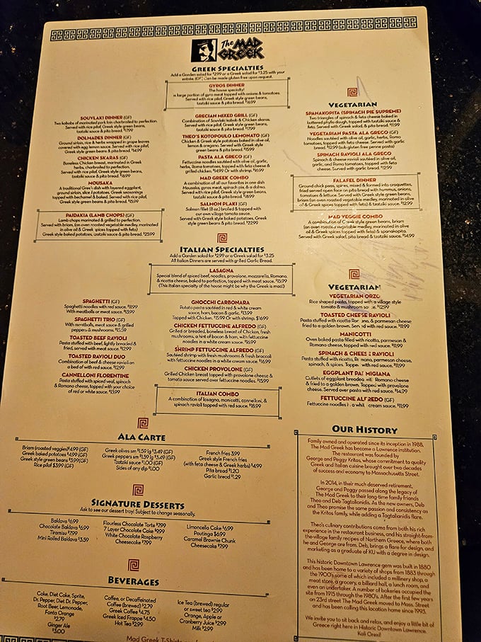 A menu that reads like a Mediterranean passport&mdash;each dish a delicious destination waiting to be explored. The hardest part? Deciding where to begin.