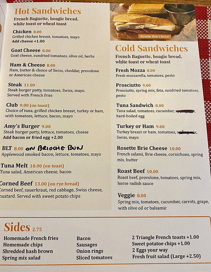 A menu that reads like a love letter to both American classics and French favorites. Decisions, decisions&mdash;the struggle is deliciously real.