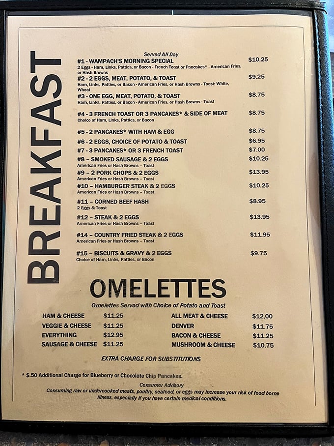 A menu that doesn't need fancy fonts or pretentious descriptions&mdash;just honest breakfast combinations that have been fueling Minnesotans through harsh winters and perfect summers alike.