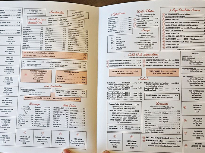 This isn't just a menu&mdash;it's a sacred text of deli possibilities, with enough options to require a sabbatical to try them all.