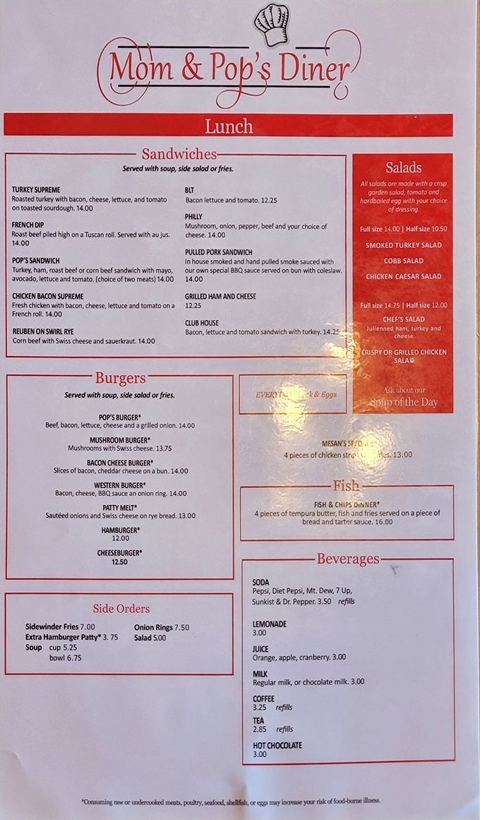A menu that doesn't need fancy fonts or pretentious descriptions. Just honest food at honest prices&mdash;the way menus used to be before they needed their own Instagram accounts.
