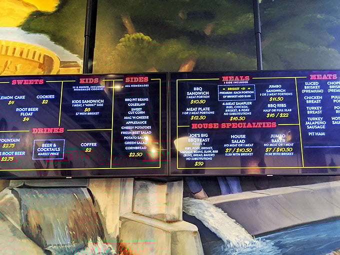 The menu board &ndash; where dreams are made and diet plans go to die. Each option more tempting than the last.