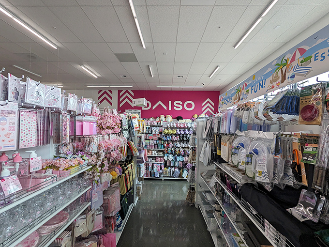 Each aisle offers a glimpse into Japanese practicality and whimsy&mdash;where else can you find cat-shaped sponges next to precision kitchen tools?