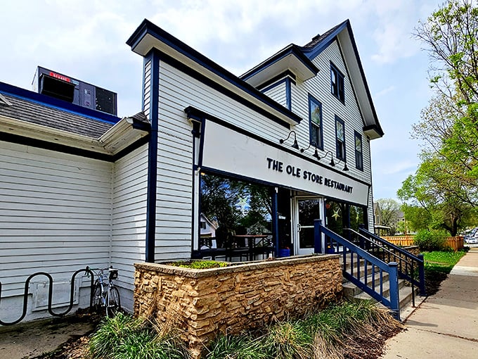 The Ole Store Restaurant combines classic white clapboard charm with serious culinary credentials &ndash; like that friend who dresses casually but always knows the best wines.
