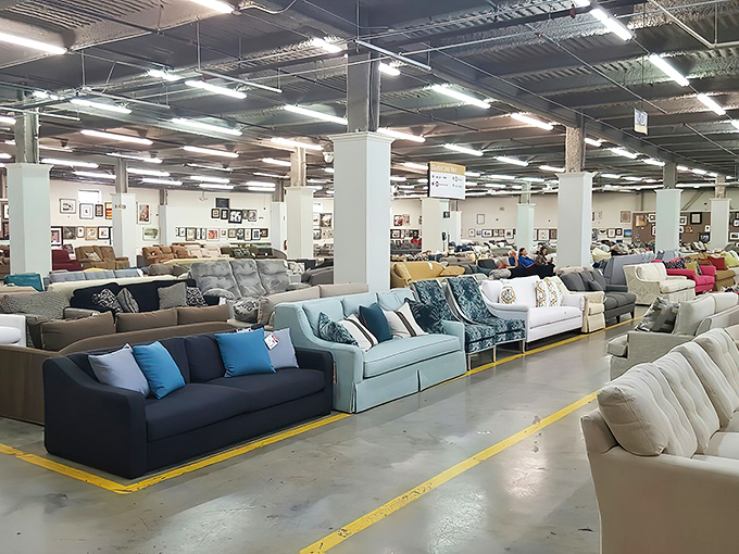 Sofa heaven stretches as far as the eye can see. Your Netflix binging deserves this level of comfort.