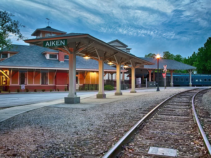 Aiken's historic train station welcomes visitors with small-town charm and prices that feel like a trip back in time.