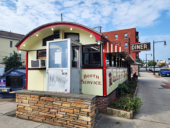 Boulevard Diner glows with vintage neon promise when darkness falls, a Worcester landmark that's been flipping pancakes since before your parents dated.