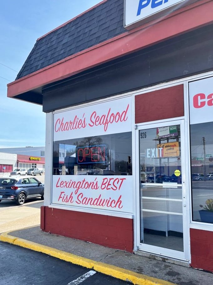 "Lexington's BEST Fish Sandwich" isn't just window dressing at Charlie's &ndash; it's a gauntlet thrown down to all other contenders.