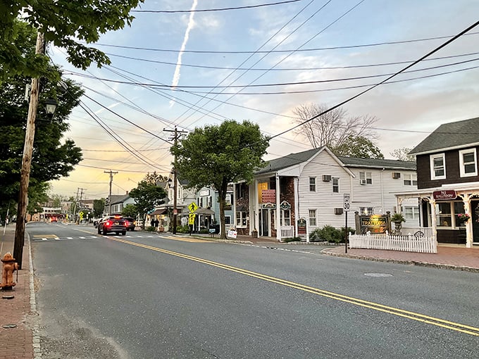 Chester's downtown crossroads &ndash; where history meets shopping therapy. Those traffic lights have stories to tell!
