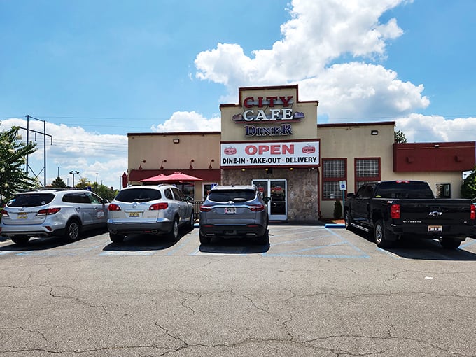 City Cafe Diner (Huntsville): Where Huntsville goes when midnight cravings strike. That "OPEN" sign might be the most beautiful sight in town.