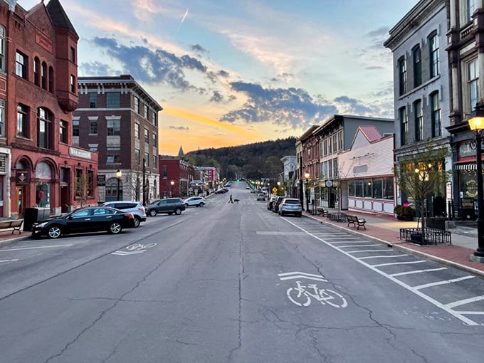 Cooperstown welcomes visitors with its tree-lined entrance, a gateway to baseball legends and small-town treasures alike.
