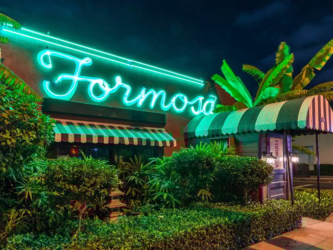 Formosa Cafe's neon glow has been calling night owls and film stars since Hollywood's golden age.