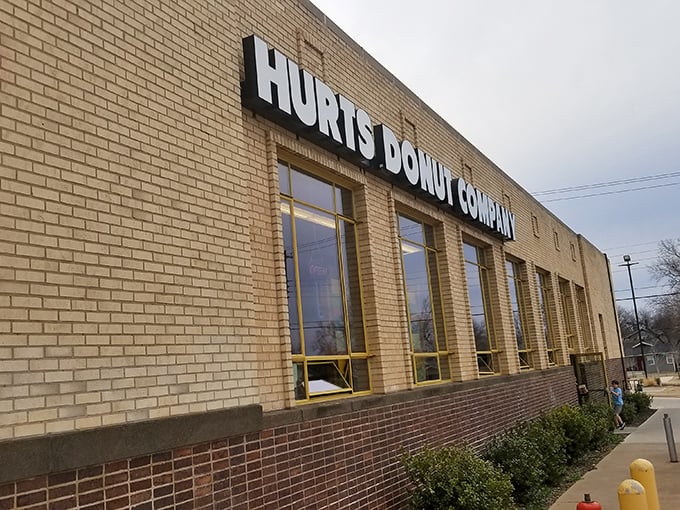 Hurts Donut Company's brick fa&ccedil;ade houses a 24-hour sugar sanctuary. The name might hurt to say, but the donuts are worth any tongue-twister!