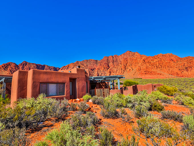 Ivins embraces the desert with homes that look like they sprouted naturally from the red earth. Mother Nature's neighborhood planning at its finest.