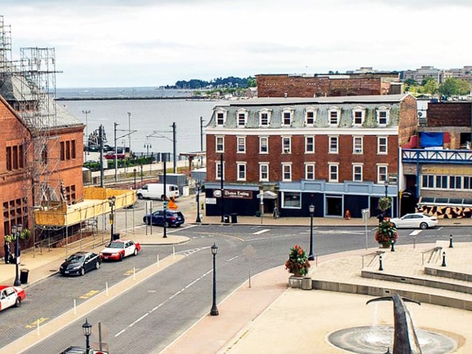 New London's waterfront offers million-dollar views that somehow don't require a million-dollar bank account.