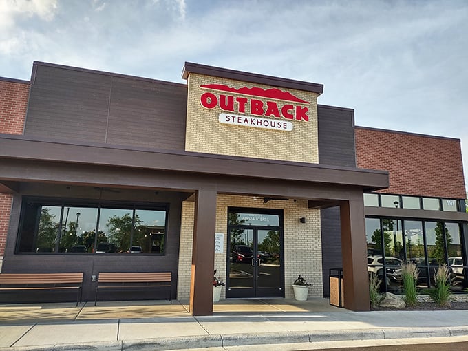 Outback's familiar facade&mdash;where "no rules, just right" isn't just a slogan, it's a steak philosophy.